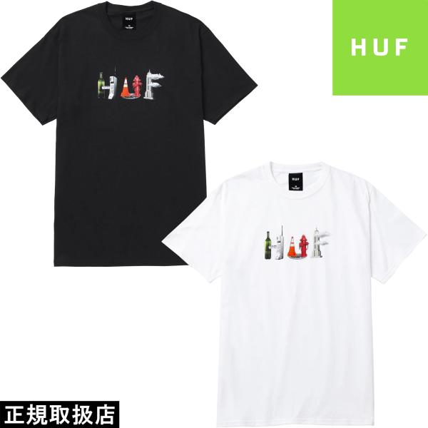 HUF ハフ 正規取扱店数あるHUFのグラフィックアイコンの中でもその際立つデザインが印象深い1枚。ブランドネームを類似した物に置き換えた本作は唯一無二の存在感を放ちます。HUFらしい1枚は全ての方にオススメです。■　サイズ　■S　（ 着丈...