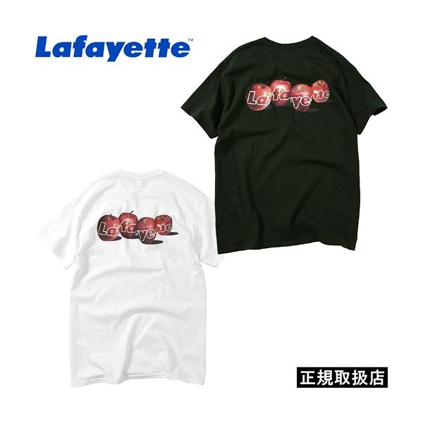 Lafayette ラファイエット 正規取扱店ニューヨークの象徴とされるビッグアップルにラファイエットのアウトラインロゴを落とし込んだ半袖ポケットTシャツ。フロントは左胸にピスネーム付きポケットが付属したシンプルなデザイン。バックには不揃い...