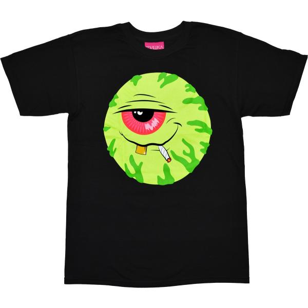 MISHKA ミシカ 正規取扱店KEEP WATCHをモチーフにしたキャラクター「STONEY KEEP WATCH」がデザインされたTシャツ。大人気のキャラクターがNEWカラーにてリリースされ、より怪しい雰囲気を漂わせた逸品。■　サイズ　...