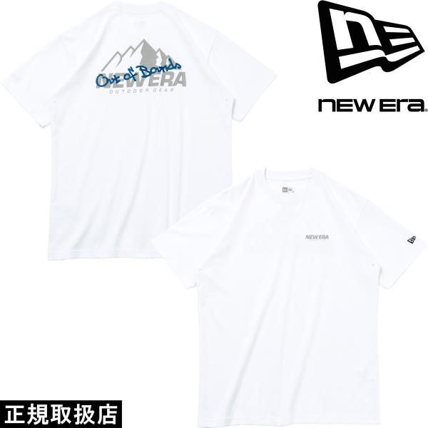 NEW ERA ニューエラ 正規取扱店アウトドアモチーフのオリジナルロゴデザインをバックにレイアウト。襟もとにガセット、脇下にアイレットを配したアウトドア仕様のボディ。吸汗速乾性を備えるニューエラがオリジナルで開発した機能素材COOLERA...