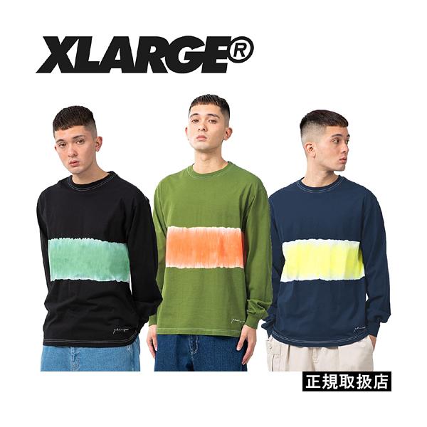 XLARGE エクストララージ 正規取扱店胸のストライプのデザインがインパクトのあるロングスリーブTシャツ。裾のオリジナル刺繍もさりげないポイントです。ドロップショルダーに加えて少し長めの袖丈にすることで、ラフでカジュアルなシルエットを実現...