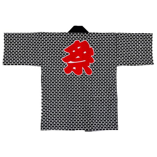 顔料染の大人用、祭り半纏の品質：綿１００％(オックス)シルクプリント半纏のサイズ：身丈約８５ｃｍ・身幅約６８ｃｍセット帯のサイズ：幅６ｃｍ・長さ１６５ｃｍ※顔料染め商品の取扱方法※　●洗濯は基本点にお避けいただき、軽くすすぐ程度にしてくださ...