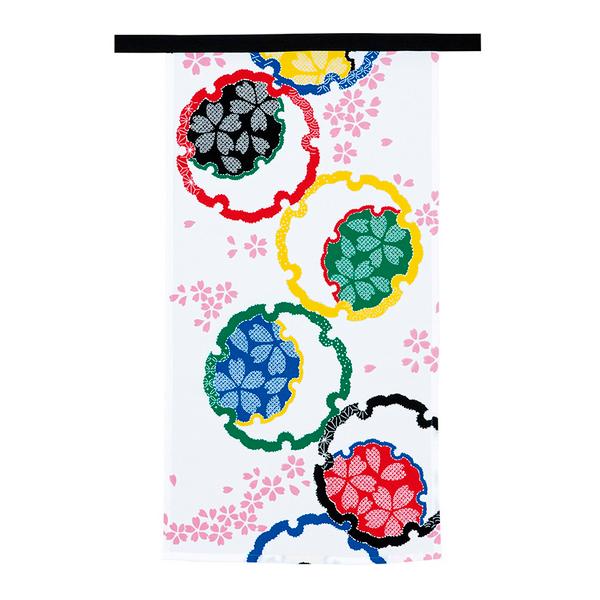 よさこい前掛の主素材：ポリエステル１００％前掛のサイズは：前掛巾約３８ｃｍ・前掛丈約７２ｃｍ(紐の部分含む)※１点１点柄の出方が異なります※※お客様がお使いのパソコン環境、モニターの設定によっては色が違って見える場合もございます。あらかじめ...