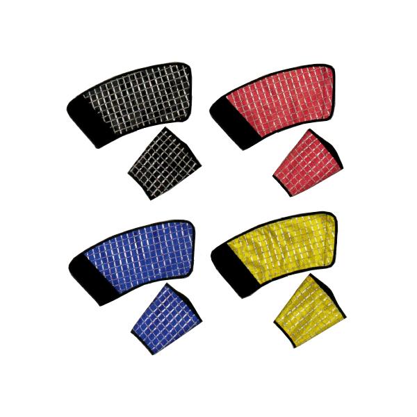 マジックテープ付の銀糸手甲の素材　表：ナイロン７５％・メタリック２５％　裏：綿１００％フリーサイズとなっております。※バチ棒・鳴子・はちまき・袖なし半纏・インナー・ネックレス・帯・パンツ・ジョグ足袋などの小物はついておりません※※お客様がお...