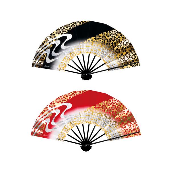 舞扇子（演舞扇子）の寸法；約２９ｃｍ（約９寸５分）黒塗骨・１本箱入りです。日本舞踊（日舞）の必需品！舞扇。よさこい・ＹＯＳＡＫＯＩにもオススメの演舞扇です！※舞扇以外の、髪飾り、和装下着、伊達衿、着物、帯、足袋、草履などの小物はついておりま...