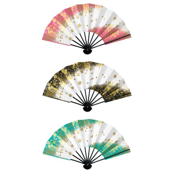 舞扇子（演舞扇子）の寸法；約２９ｃｍ（約９寸５分）黒塗骨・１本箱入りです。日本舞踊（日舞）の必需品！舞扇。よさこい・ＹＯＳＡＫＯＩにもオススメの演舞扇です！※お客様がお使いのパソコン環境、モニターの設定によっては色が違って見える場合もござい...