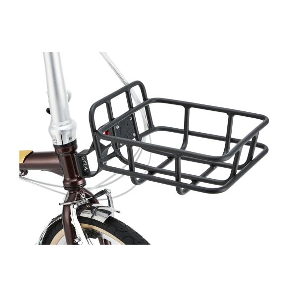 気軽にそのまま荷物を載せられる便利な形状。底面積は240×230mmあるので、サイクリング中に昼食をテイクアウトして近くの公園で食べたり、スーパーで飲料を箱買いして運ぶこともできます。簡単に脱着可能。カラーはブラックで車体カラーを選びません...