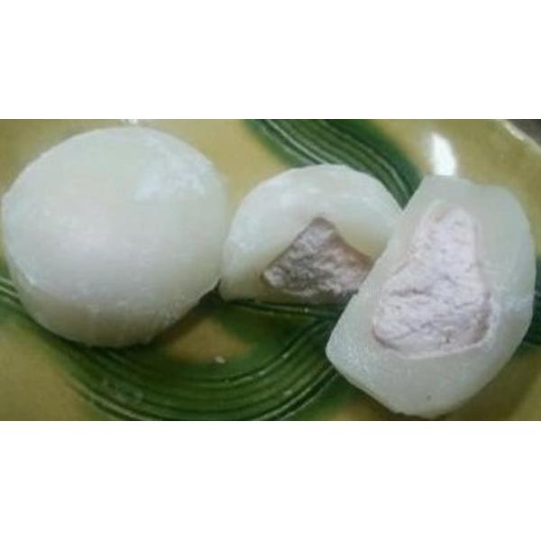 解凍後そのままお召し上がり頂けます。もちもちのぎゅうひにホイップとイチゴソースの相性がぴったりの大福になります。製品名 求肥デザート/いちご品名、名称：和生菓子 内容量：10個×24P 単価：78円／50ｇ（税別）合計：18,720円／78...