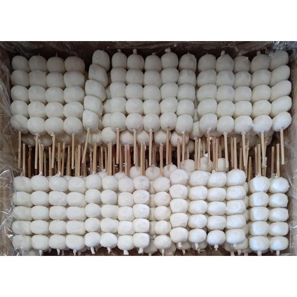 単価： 50円/本（税別）受注最小ロット：7,500円/150本（税別）生(原)産地： 日本形態： 袋賞味期限： 約半年参考メニュー： みたらし団子みたらし団子の5ケ串になります。焼いてからみたらしのたれなどを塗ってからさらに少し焼いてお召...