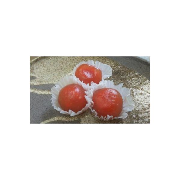 製品名：ミニ葛餅（トマト）品名、名称：和生菓子 内容量：20個×28袋 単価：１個＝25円合計：500円（20個）×28袋＝14000円（税別）製品重量：１個約20g（目安値）製品サイズ：約35mm×35mm×25mm 賞味期限：約半年保存...