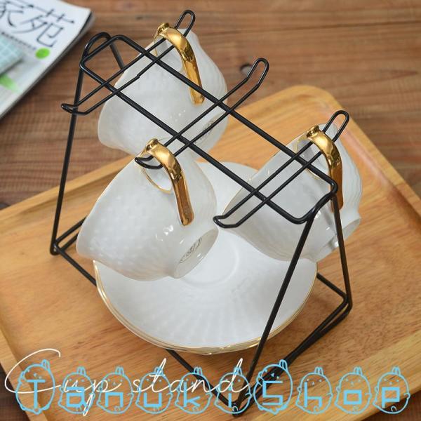カップやソーサー収納できるカップスタンドです。水切りやディスプレイ用としても◎【サイズについて】画像をご参照ください。【素材について】合金【カラーについて】生産ロットにより柄の出方や色の濃淡が異なる場合がございます。お使いのモニターや撮影時...