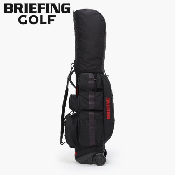 BRIEFING GOLF（ブリーフィング ゴルフ）キャディバッグ CR-6 CASTERBLACK（ブラック）素材 ・コーデュラ(R)ナイロンマイクロドビーリップ