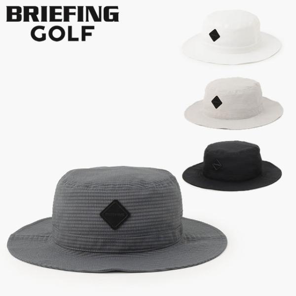 MEN’S SEERSUCKER WIDE HAT（メンズ シアサッカー ワイド ハット）BRG261MC2WHITE/BLACK/CHARCOAL/BEIGE（ホワイト/ブラック/チャコール/ベージュ）素材本体：ポリエステル78％ 複合繊...