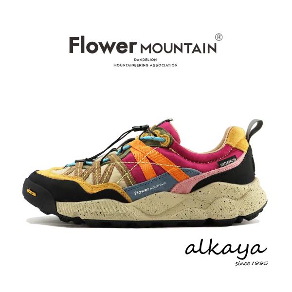 Flower MOUNTAIN　(フラワー マウンテン)IWANO2　(イワノ2)BEIGE/PINK　(ベージュ/ピンク)素材 ・アッパー：ナイロン＋ピッグスエード・アウトソール：EVA+ラバー