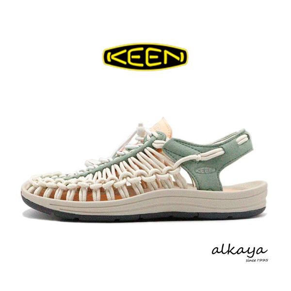 UNEEK(ユニーク)1032190LILY PAD/PEACH FUZZ(リリーパッド/ピーチフィズ)素材アッパー：3mmリサイクルPETプラスチック製ラウンドポリエステルコード×マイクロファイバーアウトソール：ラバー