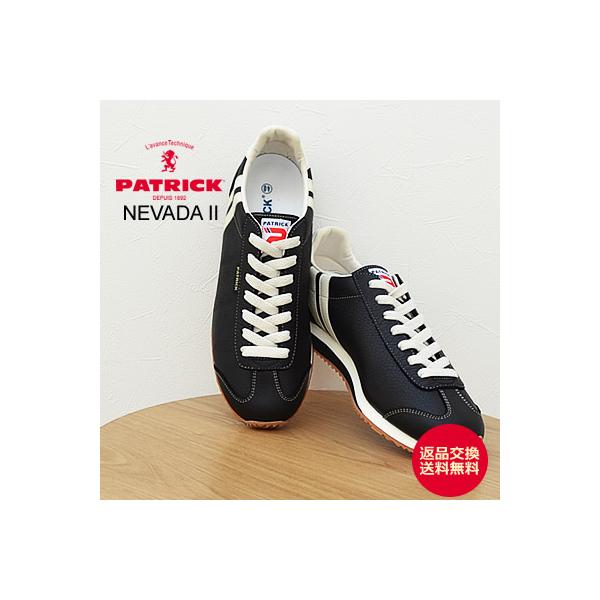 PATRICK(パトリック)NEVADA II(ネバダ 2)BLK(ブラック)アッパー：ステアレザーアウトソール：ゴムPATRICK パトリック スニーカー ネバダ2シュリンク加工を施した柔らかで温か味のあるステアレザーを使用しています。 ...