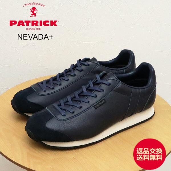 PATRICK (パトリック)NEVADA+ (ネバダプラス)NVY (ネイビー)素材 ・アッパー：ステアレザー・アウトソール：ゴム 雨を味方にする、ステアレザーの上質感。NEVADA+は、柔らかく撥水性に優れたステアレザーを採用。急な雨に...