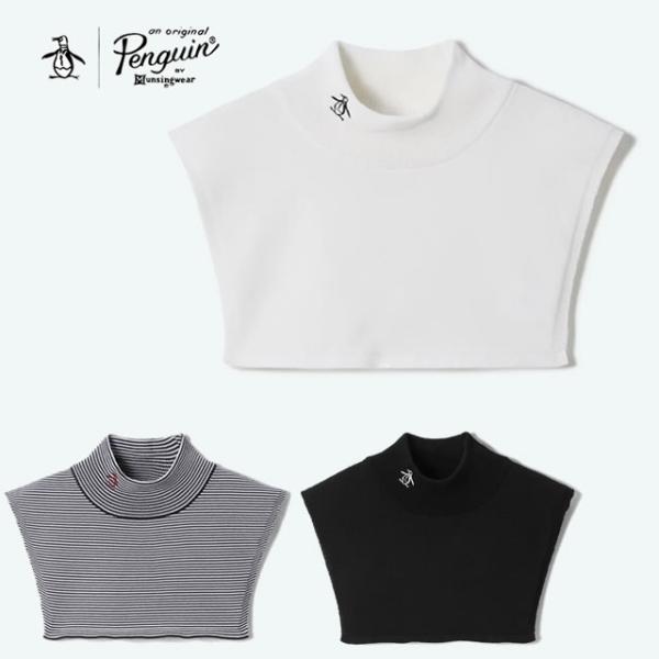 Penguin by Munsingwear (ペンギン バイ マンシングウェア)MOCK NECK DECK（モック ネック デッキ）BLACK/WHITE/NAVY WHITE（ブラック/ホワイト/ネイビーホワイト）素材 ・綿51％／ポ...
