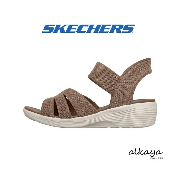SKECHERS(スケッチャーズ)ARYA(アリア)MOC(モカ) 素材 ・アッパー：テキスタイル・アウトソール：合成底