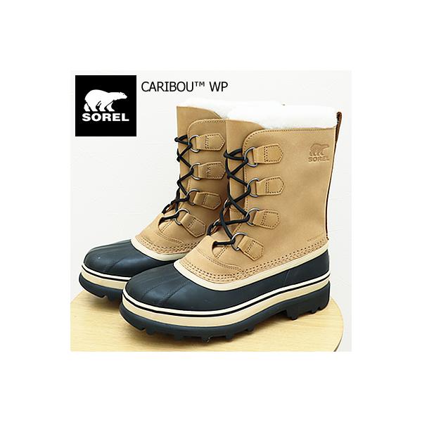 ソレル  CARIBOU WP(カリブー ウォータープルーフ)  8/26.0cm  281(Buff) SOREL（ソレル） CARIBOU WP カリブーウォータープルーフ Buff バフ 靴