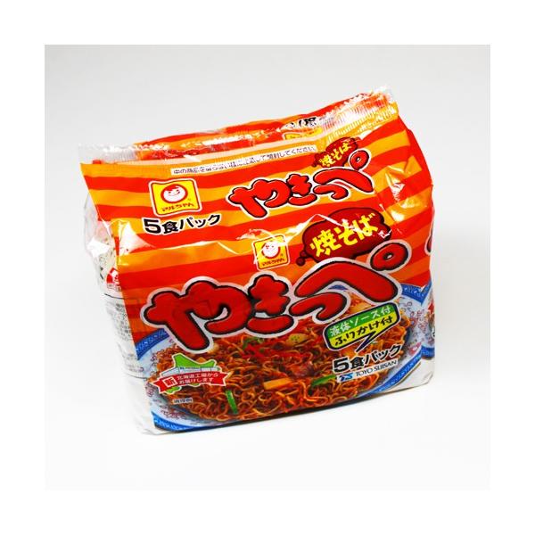 ソース馴染みの良い麺と少し甘めのコクがある特製ソースの焼そば。青のりと紅生姜付。【商品名】やきっぺ【内容量】１１４ｇ（めん９３ｇ）×５袋【原材料】油揚げめん（小麦粉、植物油脂、精製ラード、でんぷん、食塩、卵白）、添付調味料（ソース、たんぱく...