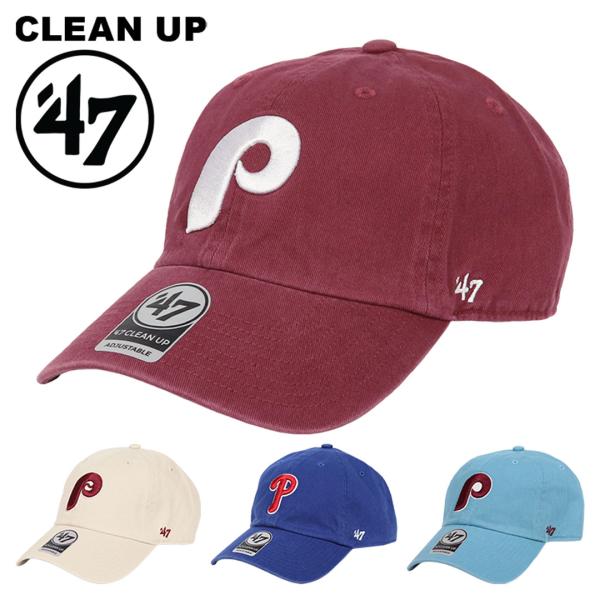 ブランド：47(フォーティーセブン)商品名：Phillies Cooperstown '47 CLEAN UP (#BCPTN-RGW19GWSNL)Phillies '47 CLEAN UP (#RGW19GWS)アイテム：キャップ素材：...
