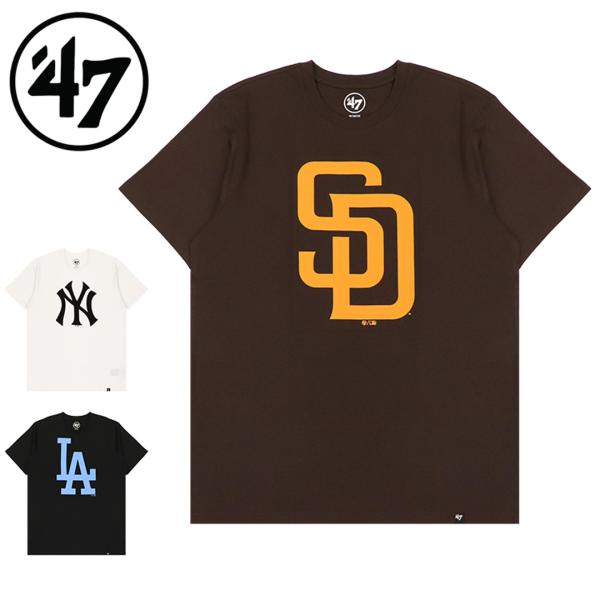 ブランド：47(フォーティーセブン)商品名：Yankees Imprint '47 Echo Tee White Wash (#544103)Dodgers Imprint '47 Echo Tee Jet Black (#618878)P...