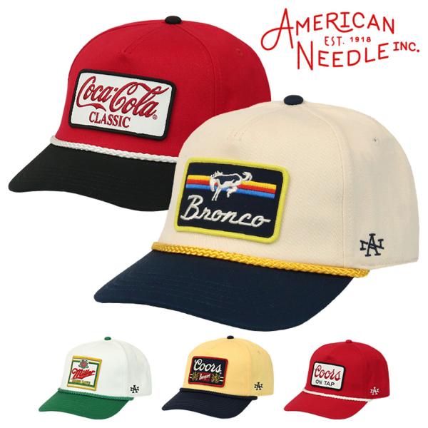 ブランド：American Needle(アメリカンニードル)アイテム：キャップ素材：コットン100%カラー：1.Bronco(Ivory×Navy/アイボリー×ネイビー)2.Miller(White×Kelly/ホワイト×ケリーグリーン)...