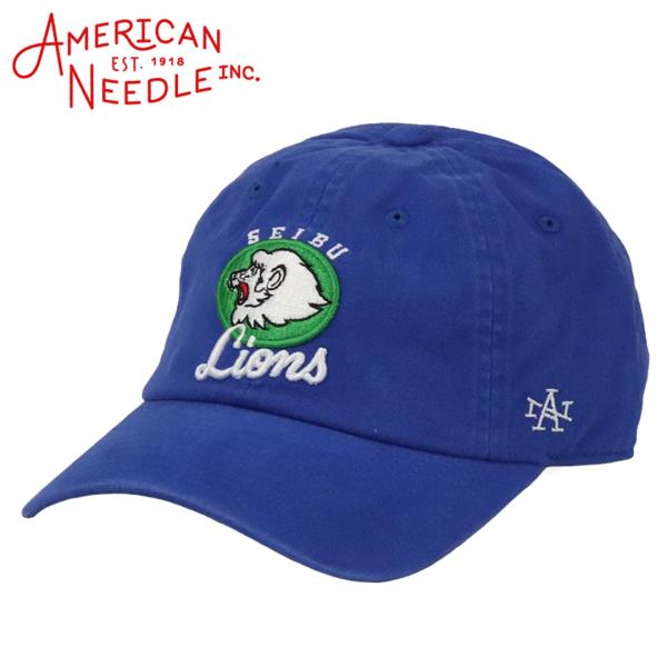 ブランド：American Needle(アメリカンニードル)商品名：ARCHIVE SEIBU LIONS (#SMU694ASEL)アイテム：キャップ素材：コットン100%カラー：DeepRoyal(ディープロイヤル/青)サイズ：フリー...