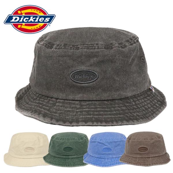 ブランド：Dickies(ディッキーズ)商品名：DK EX PIGMENT CALIF WAPPEN BUCKET HAT (#80973000)アイテム：ハット素材：コットン100％カラー：1.Black[80](ブラック/黒)2.Ivo...