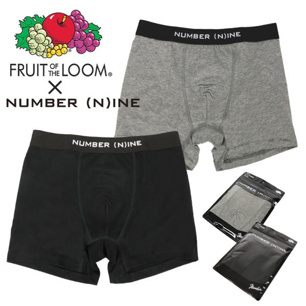 ブランド：FRUIT OF THE LOOM(フルーツオブザルーム)商品名：FTL×NUMBER(N)INE パックボクサーショーツ (#80754400)アイテム：下着・アンダーウェア素材：本体:コットン95%/ポリウレタン5%、ゴム部分...
