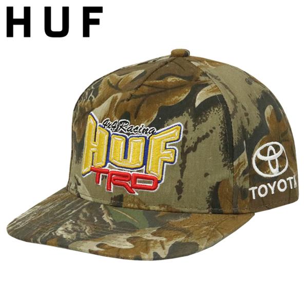 ブランド：HUF(ハフ)商品名：WOODSMAN SNAPBACK (#HT00901)アイテム：キャップ素材：クラウン・バイザー部分:コットン60%/ポリエステル40%、汗止めテープ:ポリエステル95%/コットン5%カラー：Camo(カー...