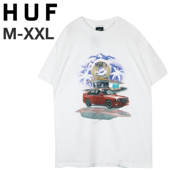 ブランド：HUF(ハフ)商品名：DRIVE THRU S/S TEE (#TS02302)アイテム：Tシャツ・ロンT素材：コットン100％カラー：White(ホワイト/白)サイズ：平置き実寸(cm)[身幅/肩幅/袖丈/着丈]Mサイズ 51/...