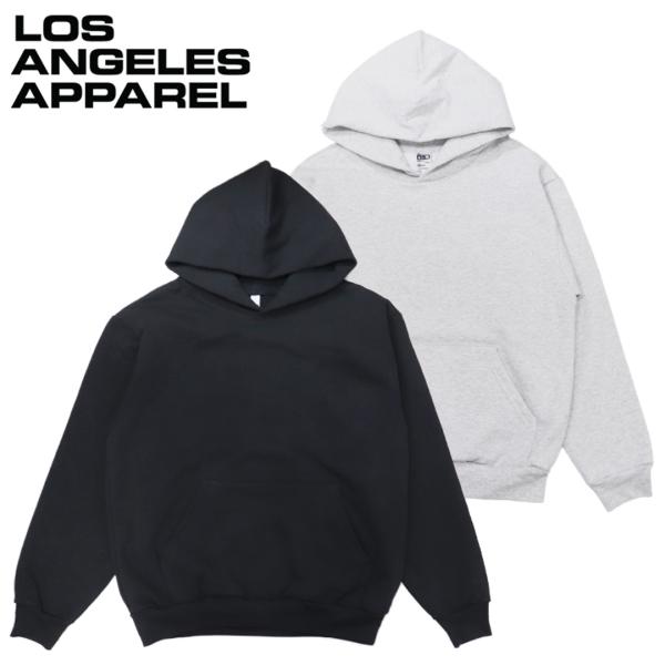 ブランド：Los Angeles Apparel(ロサンゼルスアパレル)商品名：14 oz Heavy Fleece Hooded Pullover(HF-09)アイテム：パーカー・トレーナー素材：Black：コットン100％、Ash：コッ...