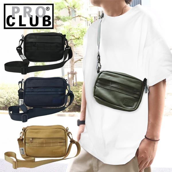 ブランド：PRO CLUB(プロクラブ)商品名：Utility Shoulder Pack Bag (#04PC0805)アイテム：バッグ素材：表地:ポリエステル70%/コットン30% または コットン100%裏地:ポリエステル100%※生...