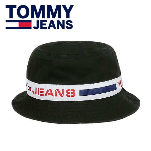 ブランド：TOMMY HILFIGER(トミーヒルフィガー)商品名：AM TJ MERKEL BUCKET HAT (#69J6809)アイテム：ハット素材：コットン100%カラー：Black(ブラック/黒)サイズ：S/M：56cm前後、L...