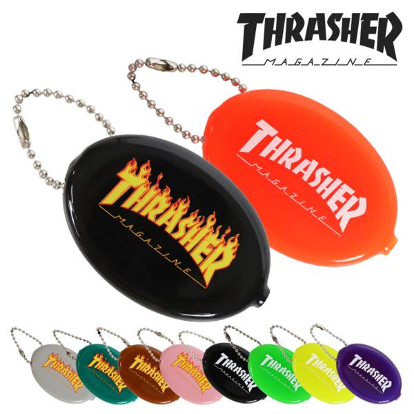 ブランド：THRASHER(スラッシャー)商品名：THR QUIKEY COINCASE (#80286900/80286800)素材：Sof-Touch(ソフトタッチ)ビニールカラー：【MAGLOGO(マグロゴ)】1.Black(ブラック...