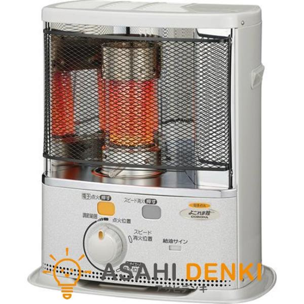 基本仕様タイプ　石油ストーブ燃料　灯油/タンク容量 4L木造　8 畳コンクリート　10 畳スタイル　床置きリモコン　-暖房出力(暖房能力)　2.83〜2.26kW運転音/騒音　-消費電力　-待機時消費電力　-タイマー　-センサー　-点火時間...