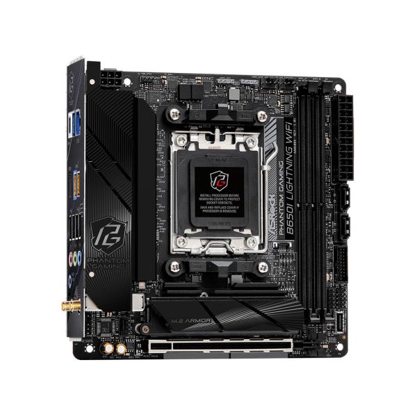 基本スペックチップセット　AMDB650CPUソケット　SocketAM5フォームファクタ　Mini ITXマルチCPU　-詳細メモリタイプ　DIMM DDR5メモリスロット数　2最大メモリー容量　96GB幅x奥行き　170x170 mm拡...