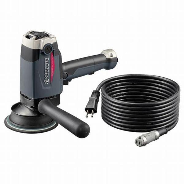 ■仕様パッド径：径125mmオービット径：7.7mm電源・電流：単相AC100V(50/60Hz)・11.6A消費電力：1100W絶縁方式：二重絶縁脱着式電源コード長さ：5m商品サイズ(mm)：幅125×奥行212×高さ295重量(kg)：...