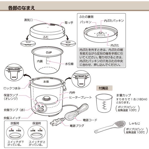 エムケー精工 BOTTY ミニ 炊飯器 一人用コンパクトサイズ NS エムケー精工 BOTTY ミニ 炊飯器 一人用コンパクトサイズ NS