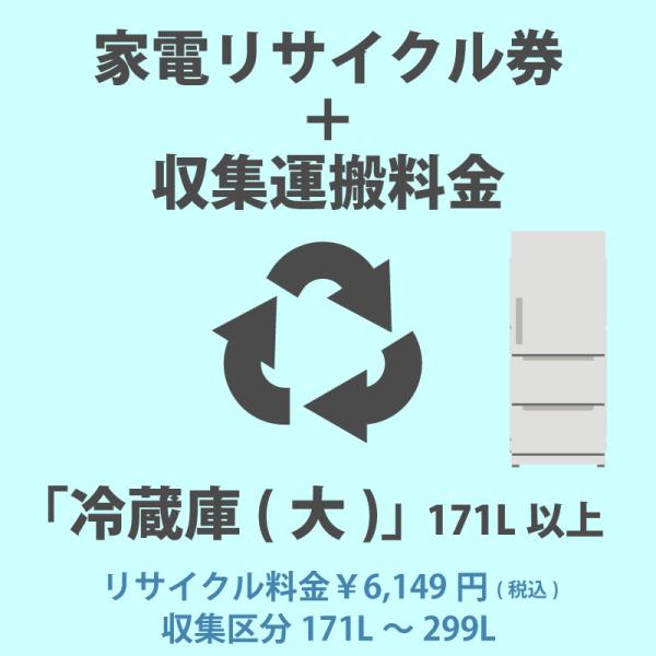 料金内訳・リサイクル料金：6149円 (税込)・収集運搬費：7085円 (税込)◆合計：13234円 (税込)