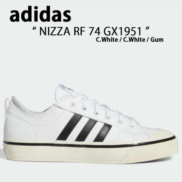 アディダス ニッツァ RF 74 ホワイト ガム商品名 : adidas NIZZA RF 74 Cloud White Cream White Gum GX1951アディダス ニッツァ RF 74 クラウドホワイト クリームホワイト ガム...