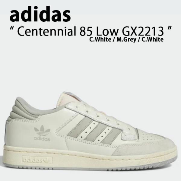商品名 :adidas Originals CENTENNIAL 85 LOW Cloud White / Metal Grey / Cream White GX2213アディダス オリジナルス センテニアル 85 ロー クラウドホワイト/...