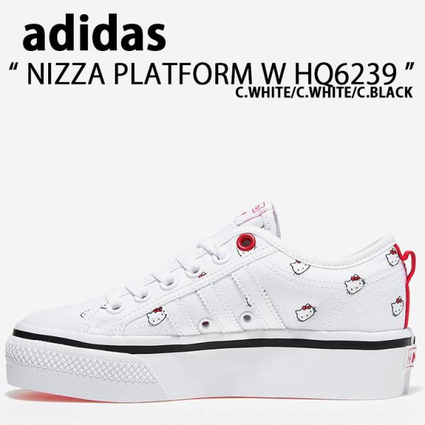 商品名 :adidas Originals NIZZA PLATFORM W Core White Core White Core Black HQ6239アディダス オリジナルス ニッツァ プラットフォーム W ホワイトブランド・メーカー...