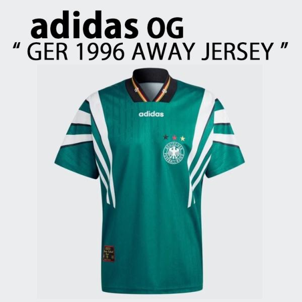 アディダス サッカージャージ Tシャツ ドイツチーム 1996 ホームジャージ グリーン商品名 :adidas originals GERMANY 1996 AWAY JERJEY IT7751 GREENADIDAS OG ジャージ ドイ...