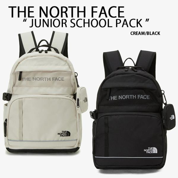ザノースフェイス キッズ用 リュック ジュニアスクールパック ベージュ ブラック商品名 : THE NORTH FACE Jr. SCHOOL NM2DP50S NM2DP50Rバックパック リュックサック 通学 登山 遠足 アウトドア キ...