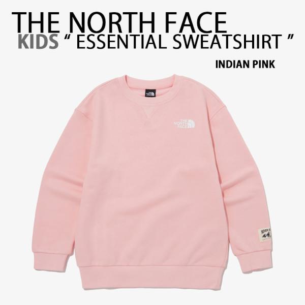 ノースフェイス キッズスウェット エッセンシャル スウェットシャツ インディアンピンク商品名 : THE NORTH FACE K'S ESSENTIAL SWEATSHIRT INDIAN PINK NM5MP50T ノースフェイスキッズ...