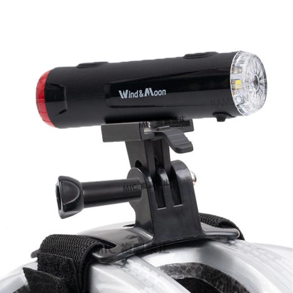 自転車 ヘルメット LED ヘッドライト テールライト 懐中電灯 充電式 強力 警告灯 自転車フロント リア  防水 マウンテンバイク ロードバイク ライト 夜間走行 安全走行 RAMSON ラムソン ヘッドランプ夜間でも安全この自転車用ヘ...