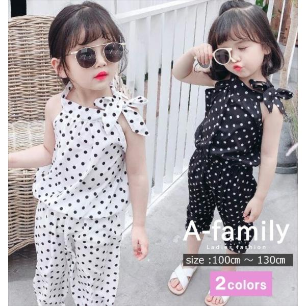 サイズ100cm : Tops(身丈：34cm　肩幅：38cm)、Pants(総丈：49cm　ウエスト：21cm)110cm : Tops(身丈：40cm　肩幅：42cm)、Pants(総丈：55cm　ウエスト：22cm)120cm : T...